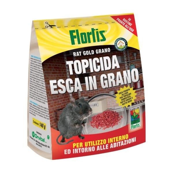 Es-ca rodenticide prêt à l'emploi 140 g Flortis | Leroy Merlin