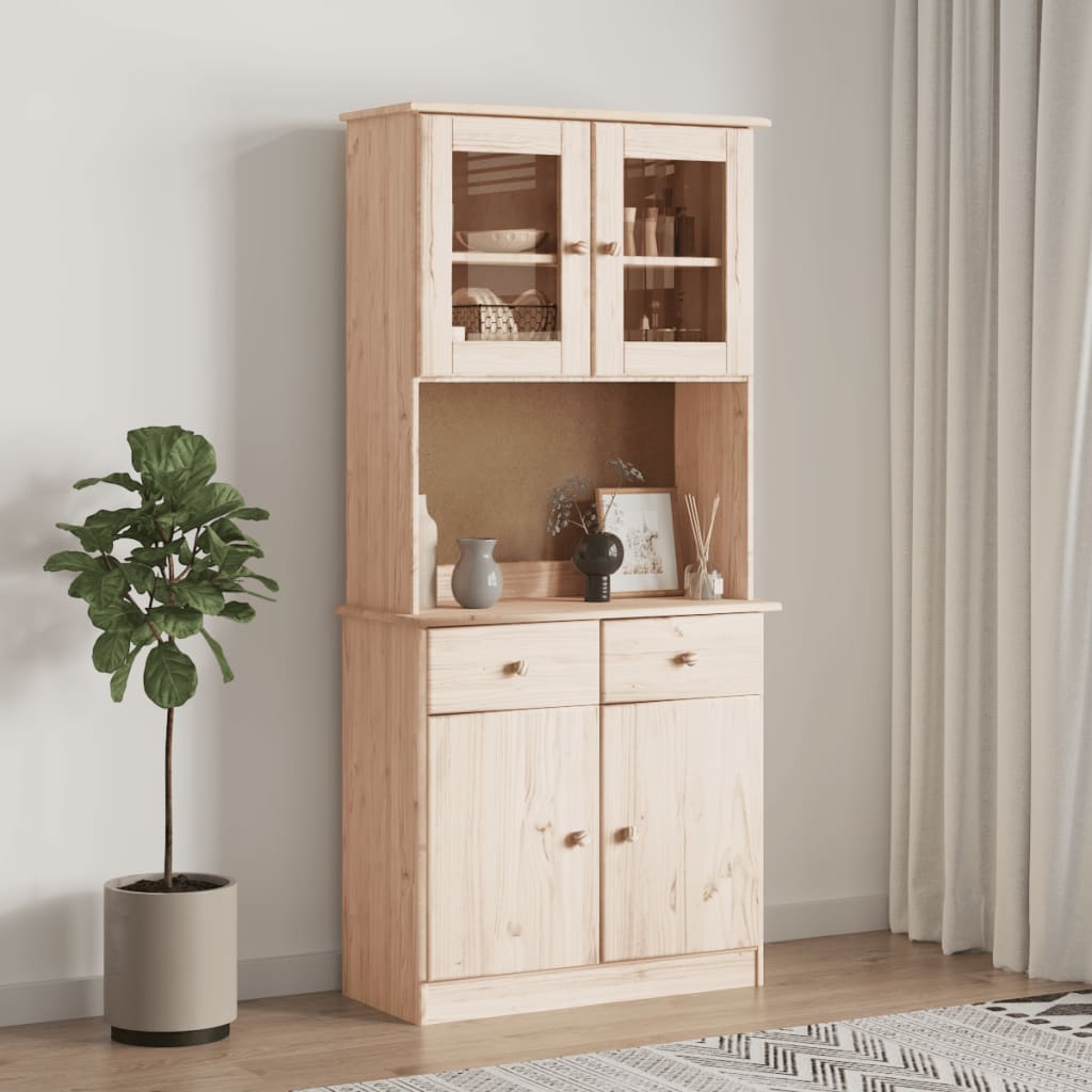 Aparador alto ALTA madera maciza de pino 77x35x165 cm | Leroy Merlin