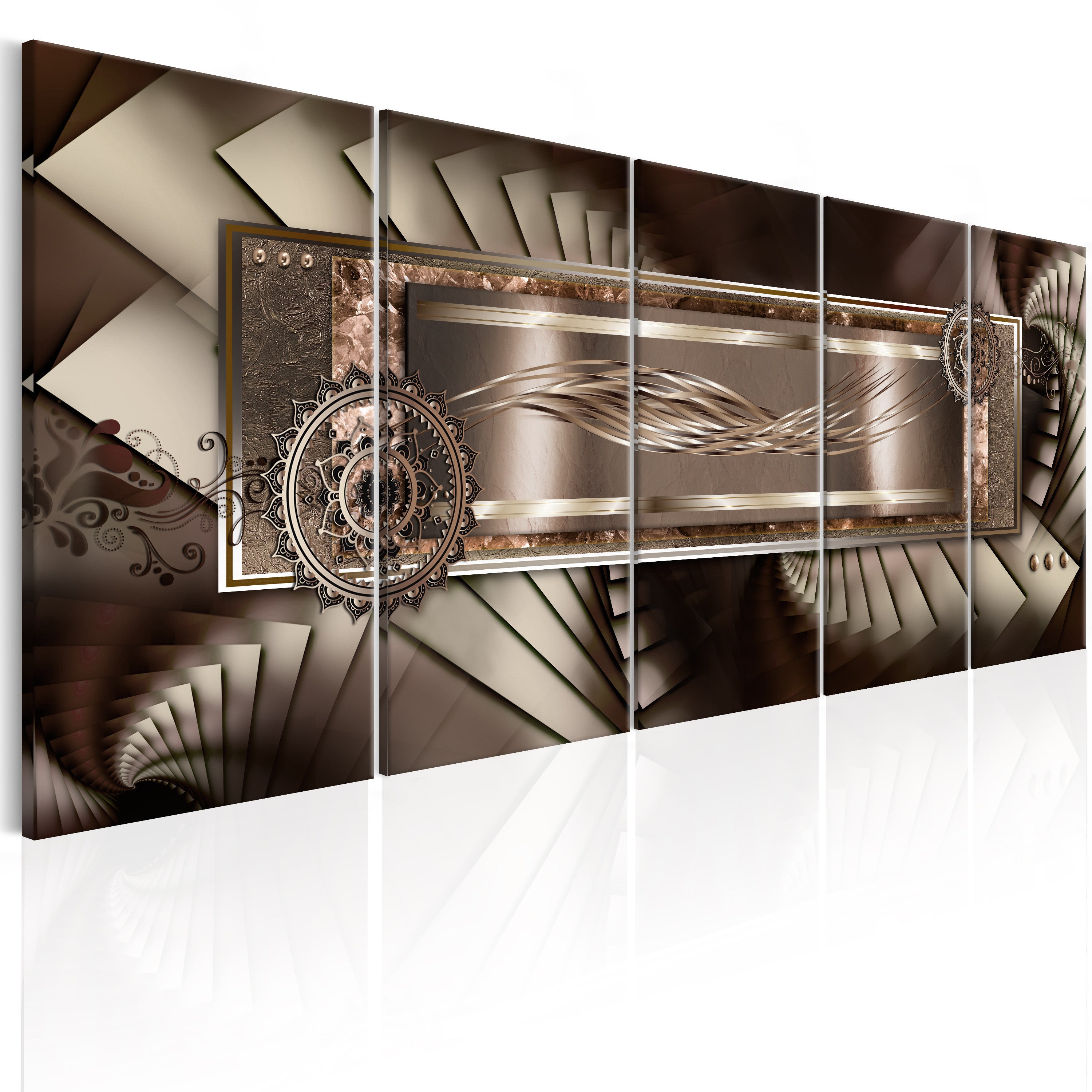 Tableau Mechanical Stairs - L 225 x H 90 cm | Leroy Merlin