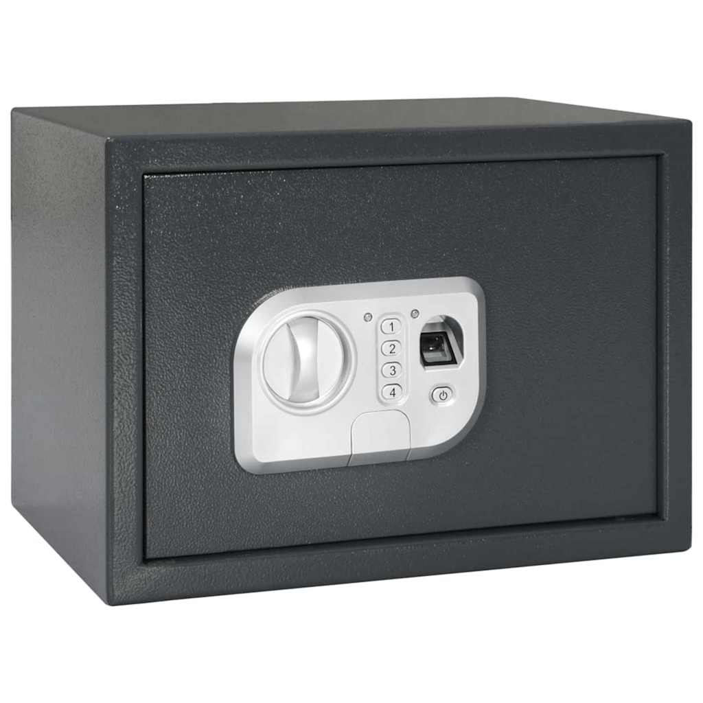 Caja fuerte digital Gris oscuro 25 x 35 x 25 cm Acero | Leroy Merlin
