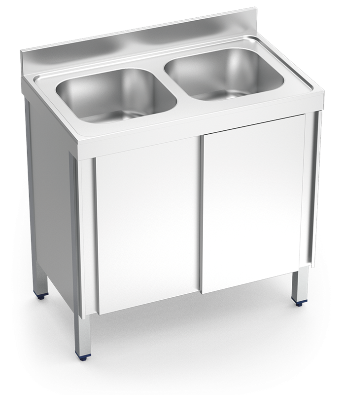 Fregadero c/ptas.correderas 2C 1200x700x850 mm. | Leroy Merlin