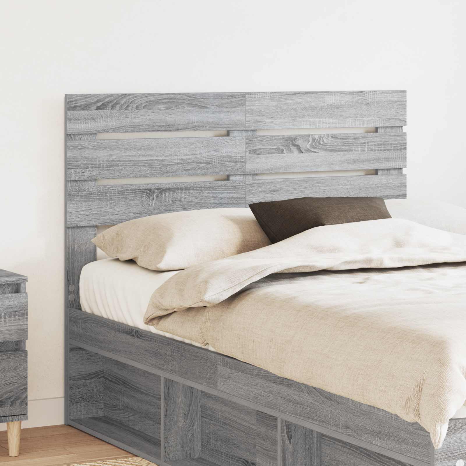 Maison Exclusive - Tête de lit Gris Sonoma 100 cm Bois d'ingénierie ...
