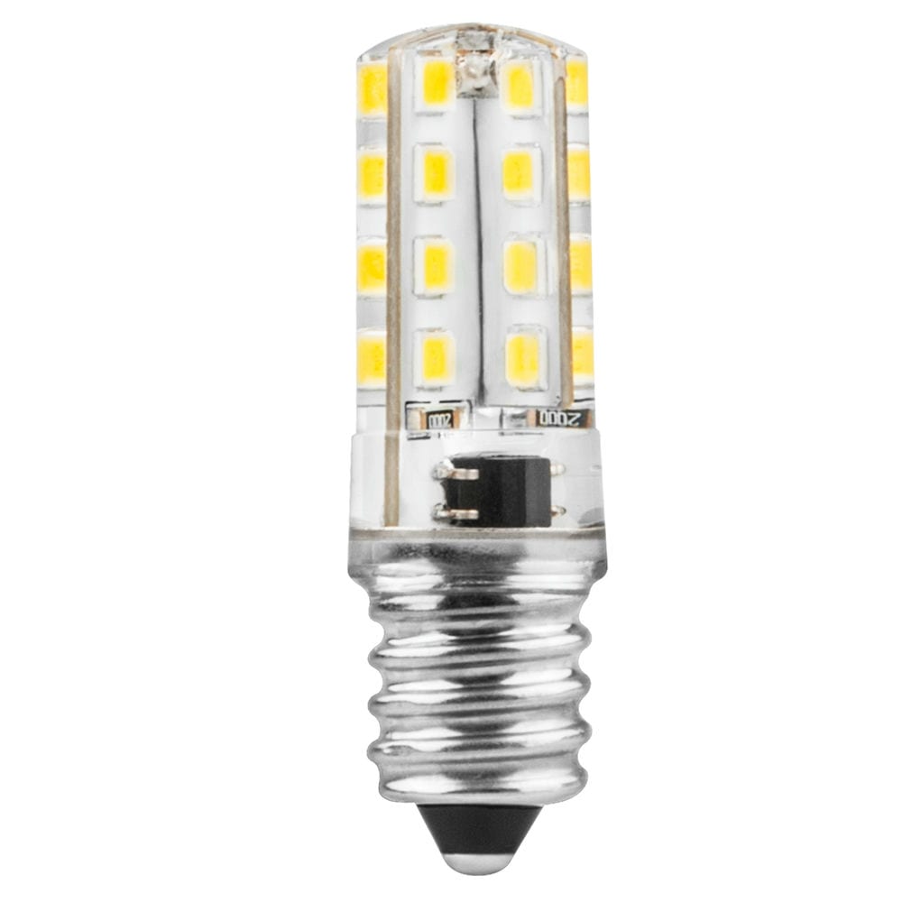 Bombilla led tubular matel silicona E14 3W 4200K | Leroy Merlin