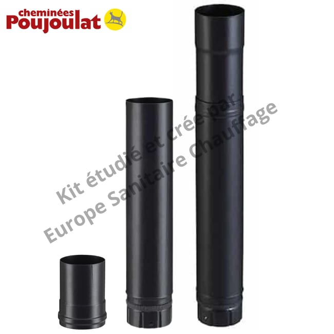 Kit raccordement intérieur conduit émaillé pour poêles à granulés ... Kit raccordement intérieur conduit émaillé pour poêles à granulés ...