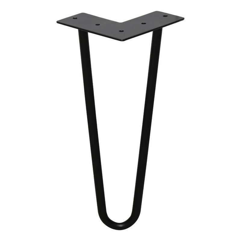 4X pieds en épingle 20cm 2 étriers Pieds de table Hairpin Legs DIY Pied ...