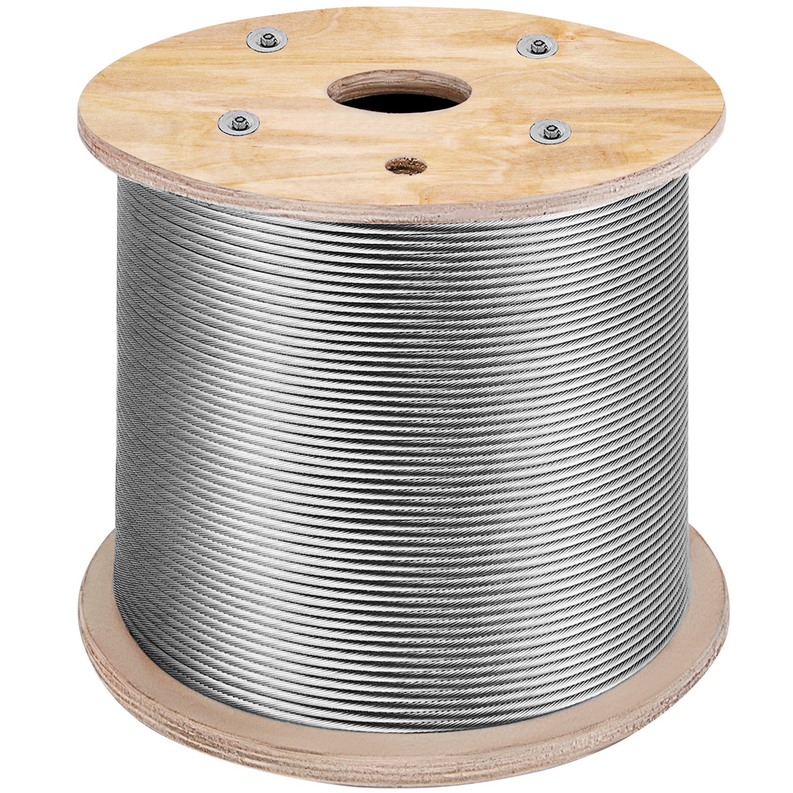 Câble en acier inoxydable,VEVOR 4,8 mm x 305 m,câble métallique inox ...
