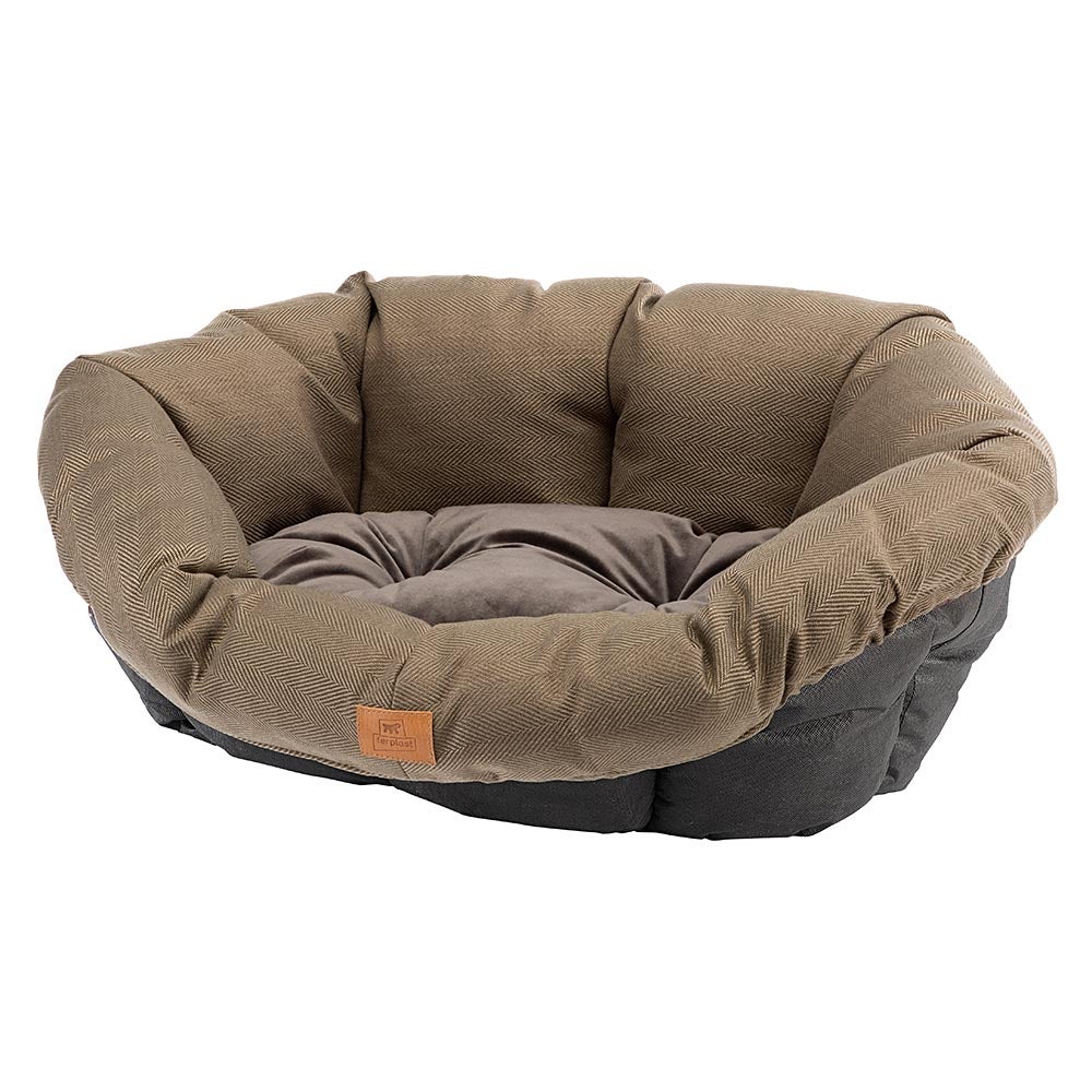 Ferplast Cojín Cama Perro y Gato SOFA' TWEED 4, Colchón Cojín Acolchado ...