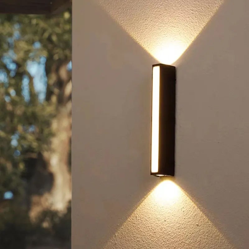 COMELY Aplique De Pared LED Exterior Negro IP65 19W 2137 lm 36 cm, Luz ...