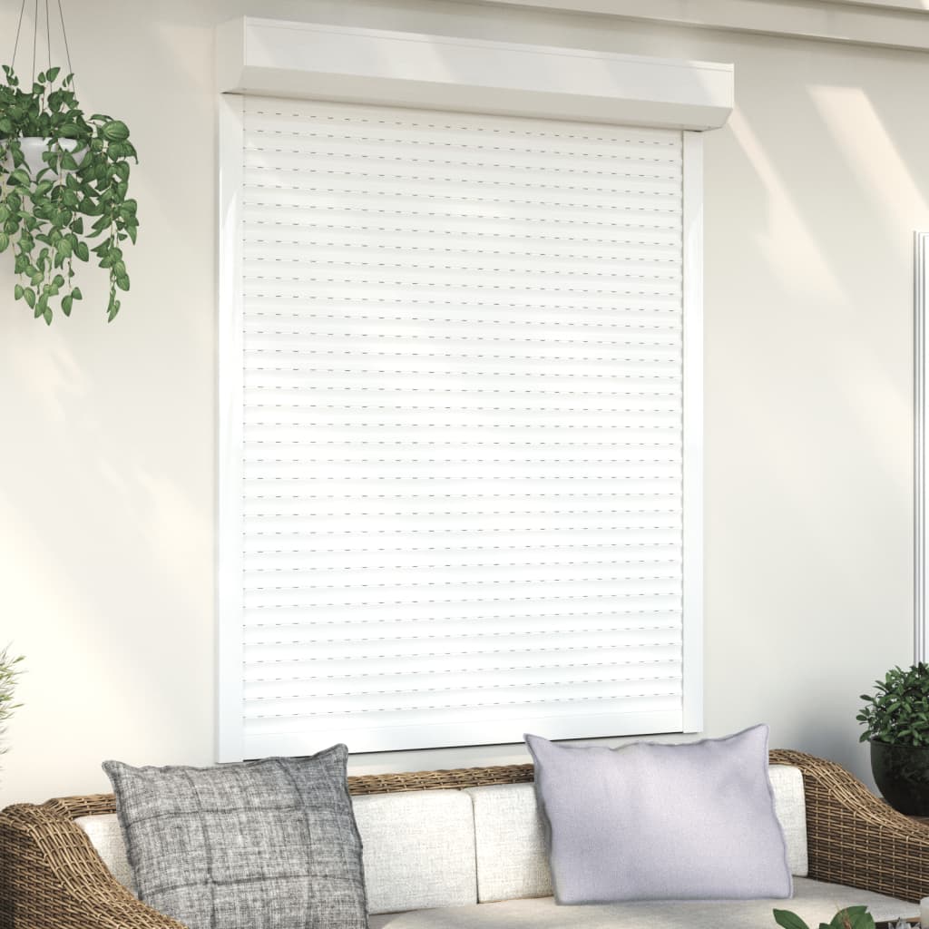 Volet roulant aluminium 120x150 cm blanc | Leroy Merlin