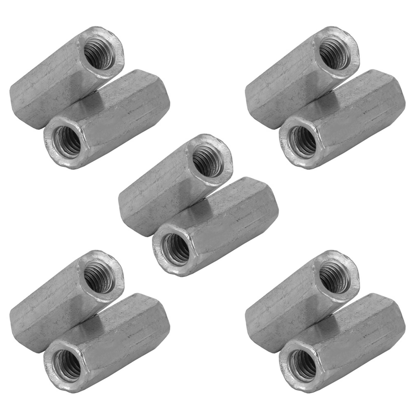10 pièces écrou à tige longue écrou à manchon hexagonal entretoise fixations filetées (M6 * 25 ...