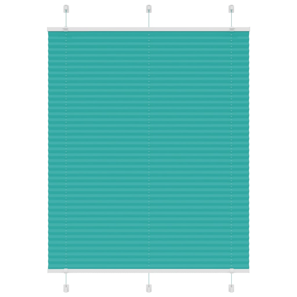 Store plissé vert pétrole 110x100cm largeur du tissu 109,4cm | Leroy Merlin