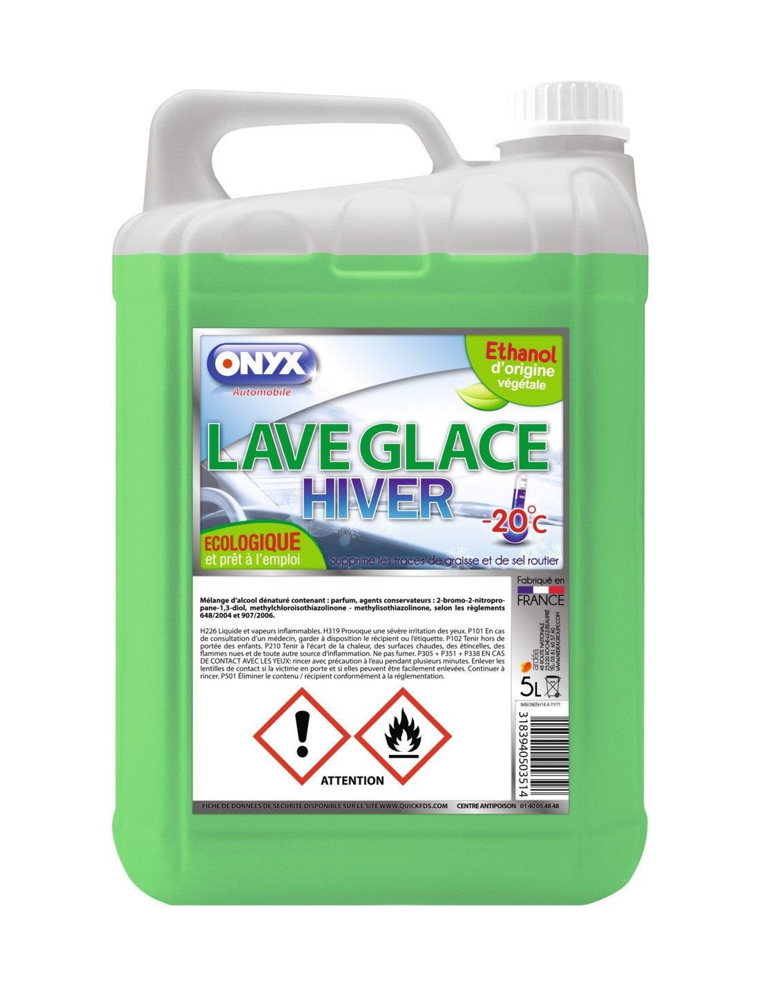 Lave glace hiver bidon de 5 litres | Leroy Merlin