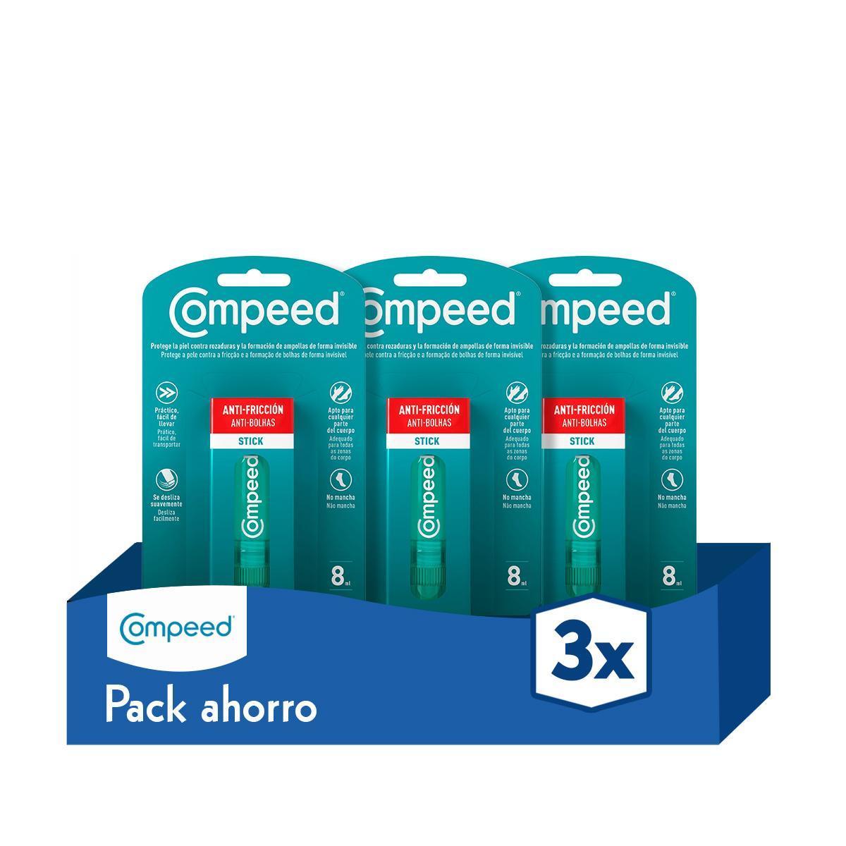 COMPEED Ampollas Stick Anti-fricción 8ml - pack x3 | Leroy Merlin