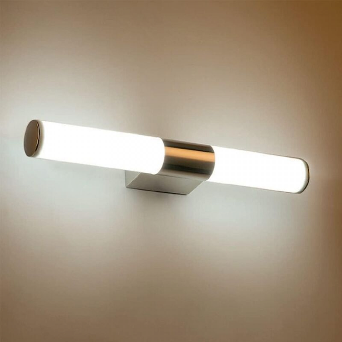 Moderna lámpara LED espejo baño blanca cálida luminaria decorativa ...