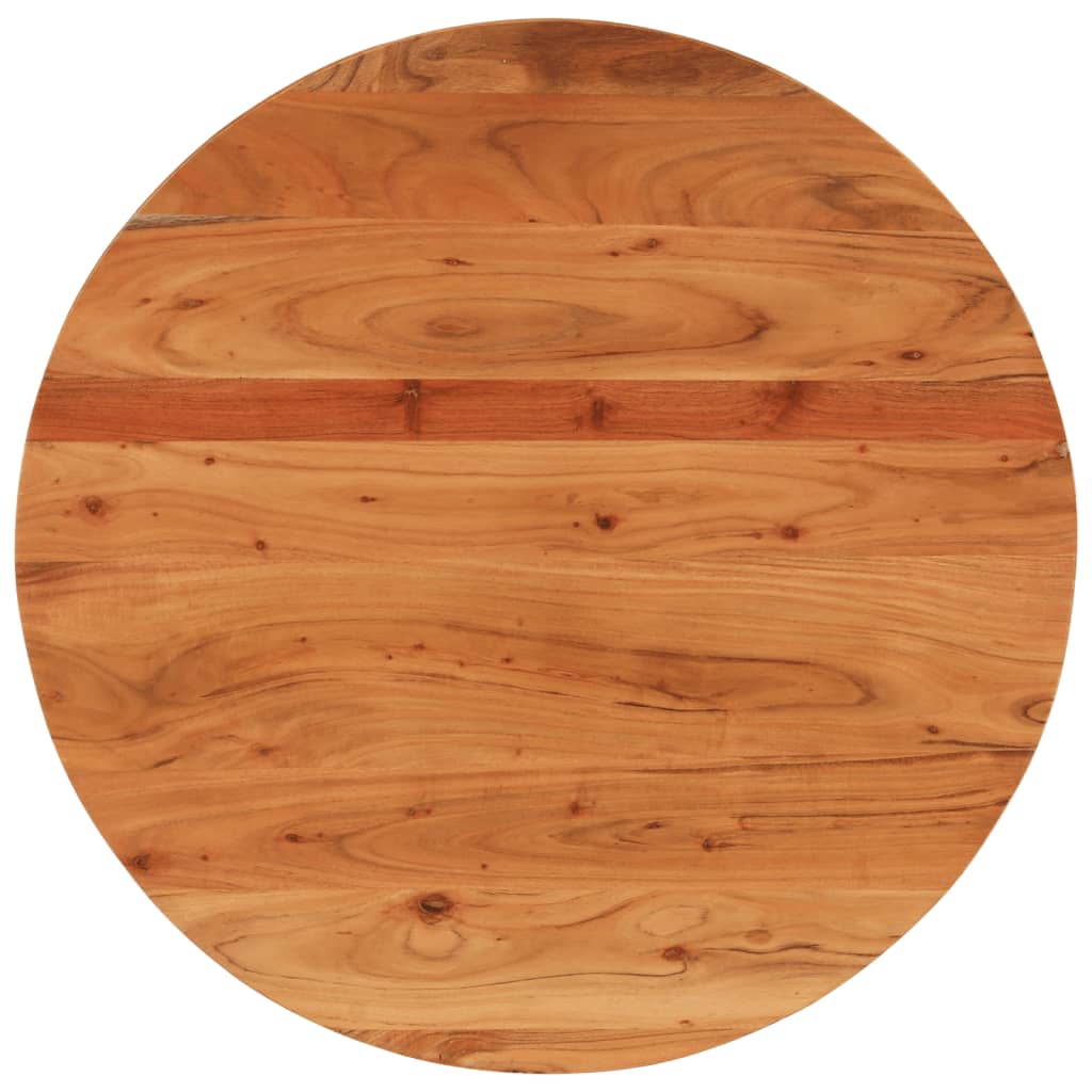Dessus de table ?90x2,5 cm rond bois massif d'acacia | Leroy Merlin