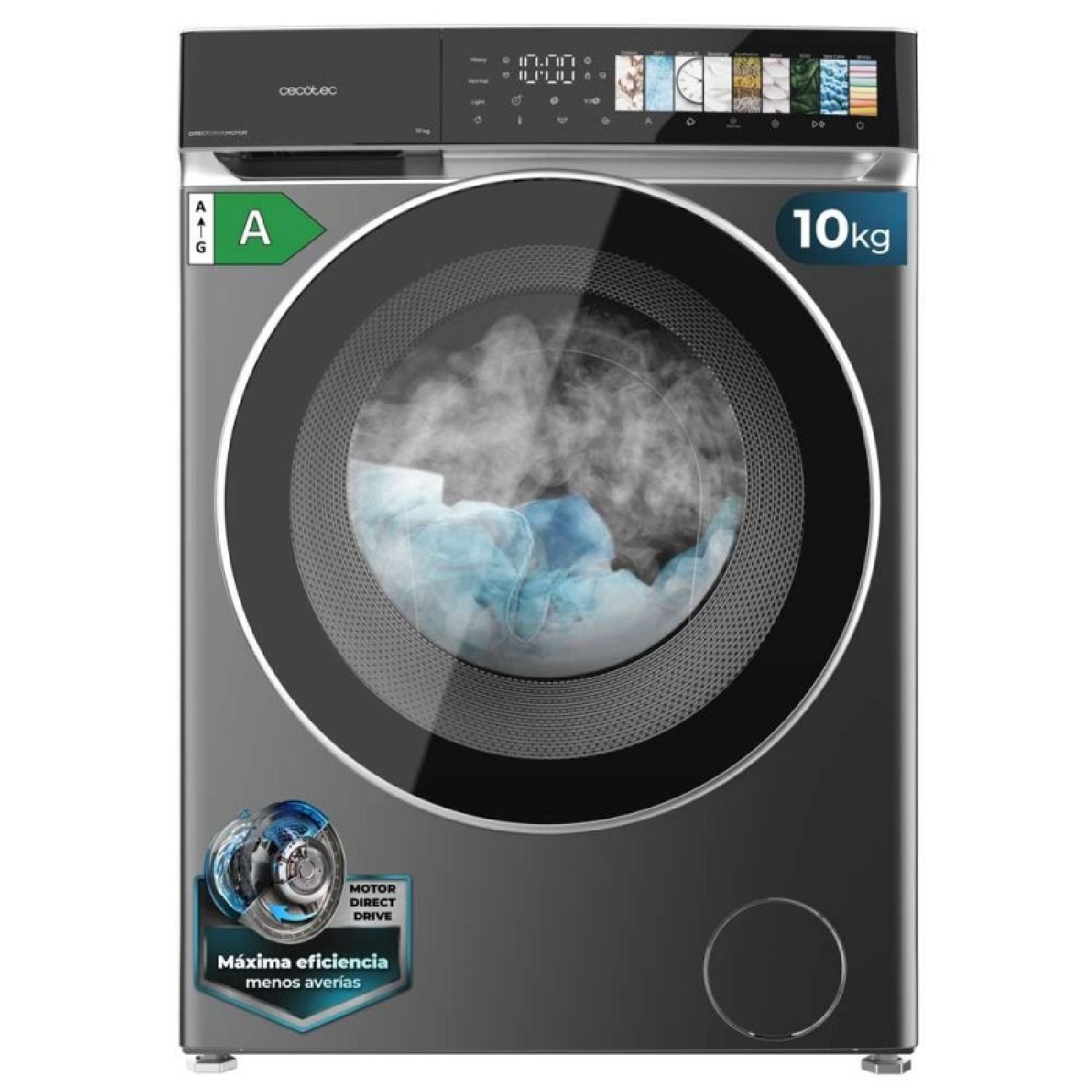 Cecotec Lavadora 10Kg Carga Frontal Bolero DressCode 10970 Direct Drive ...