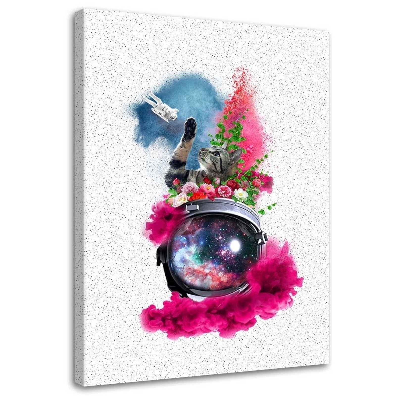 Tableau collage abstrait | Leroy Merlin