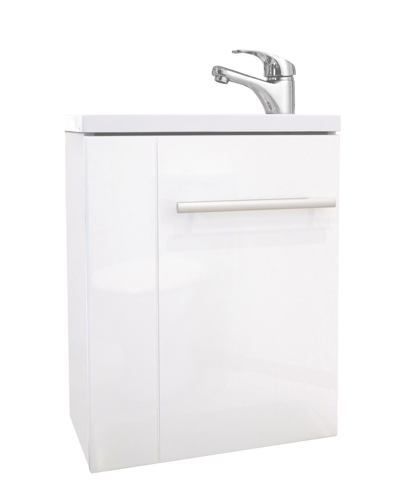 ONDEE - Lavamanos compacto SAM - 40cm - Blanco - Lacado - Entregado en ...
