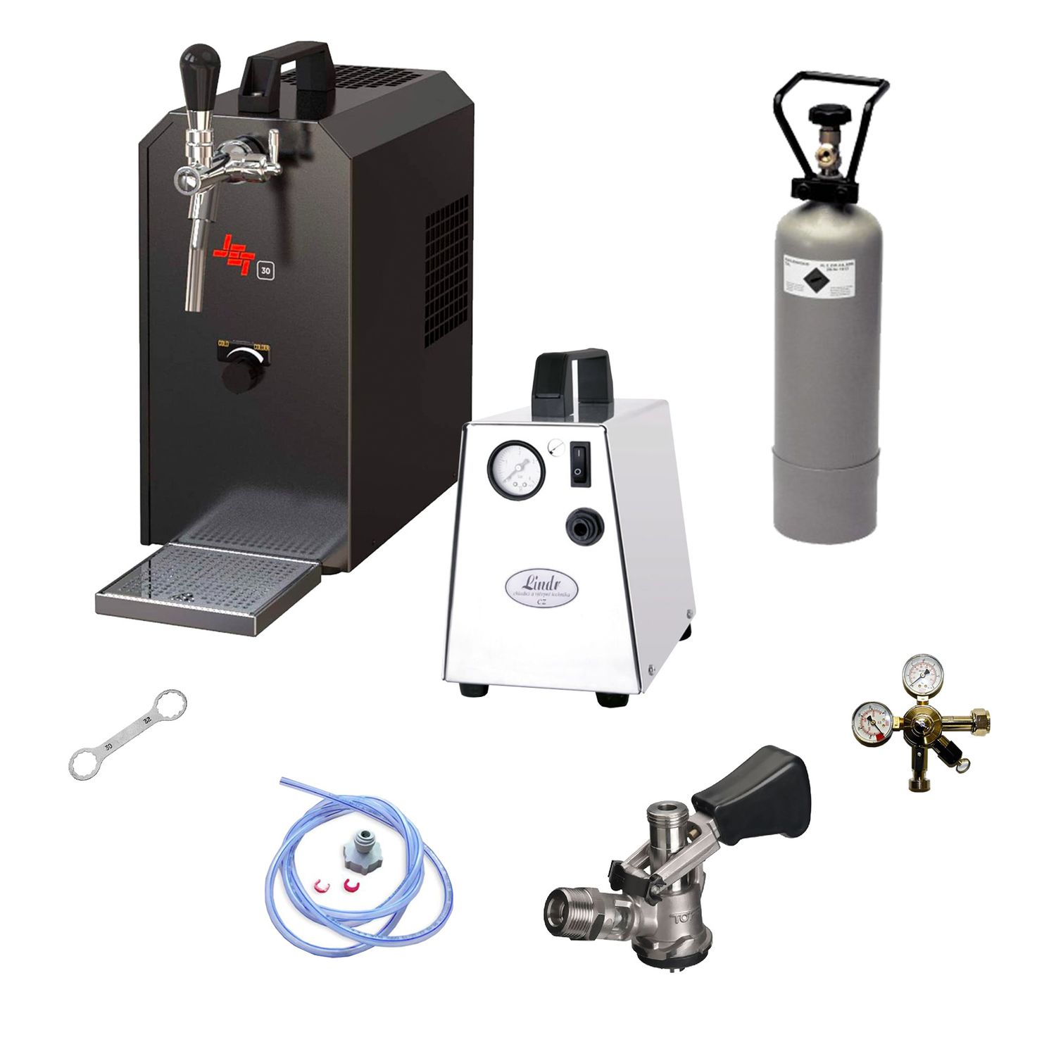 Ensemble complet - Tireuse a biere - JET 30 machine a biere, pompe a ...