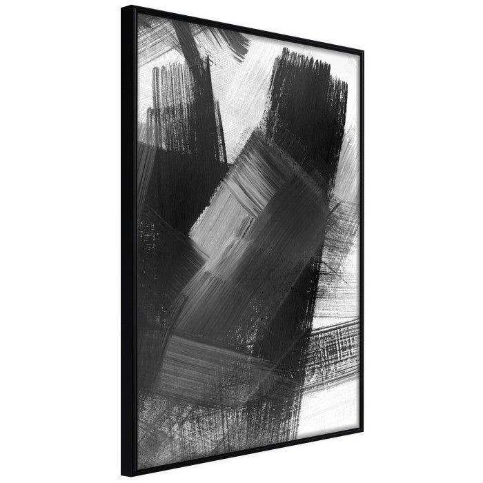 Affiche Murale Encadrée "Black Mosaic" 21 x 30 cm Noir | Leroy Merlin