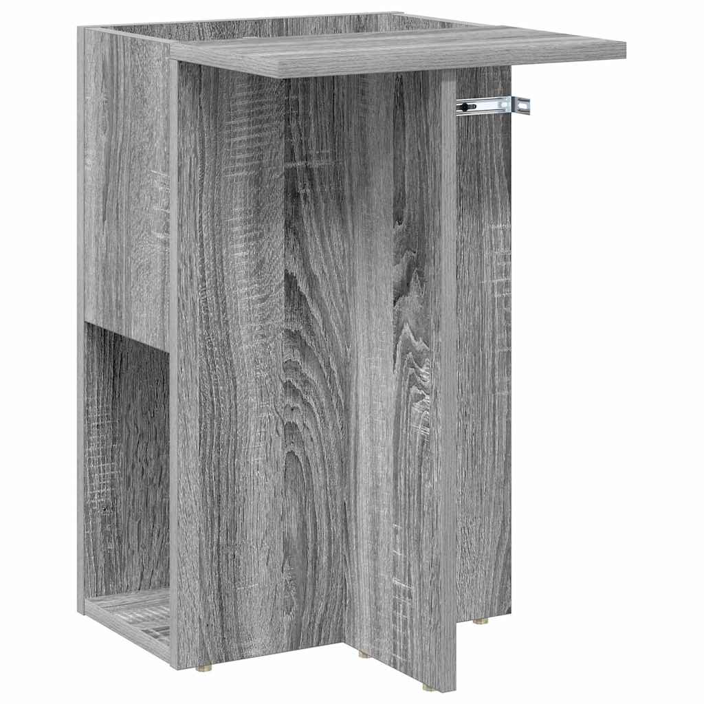 Table d'appoint | Table de canapé | Table auxiliaire Gris Sonoma 35 x ...