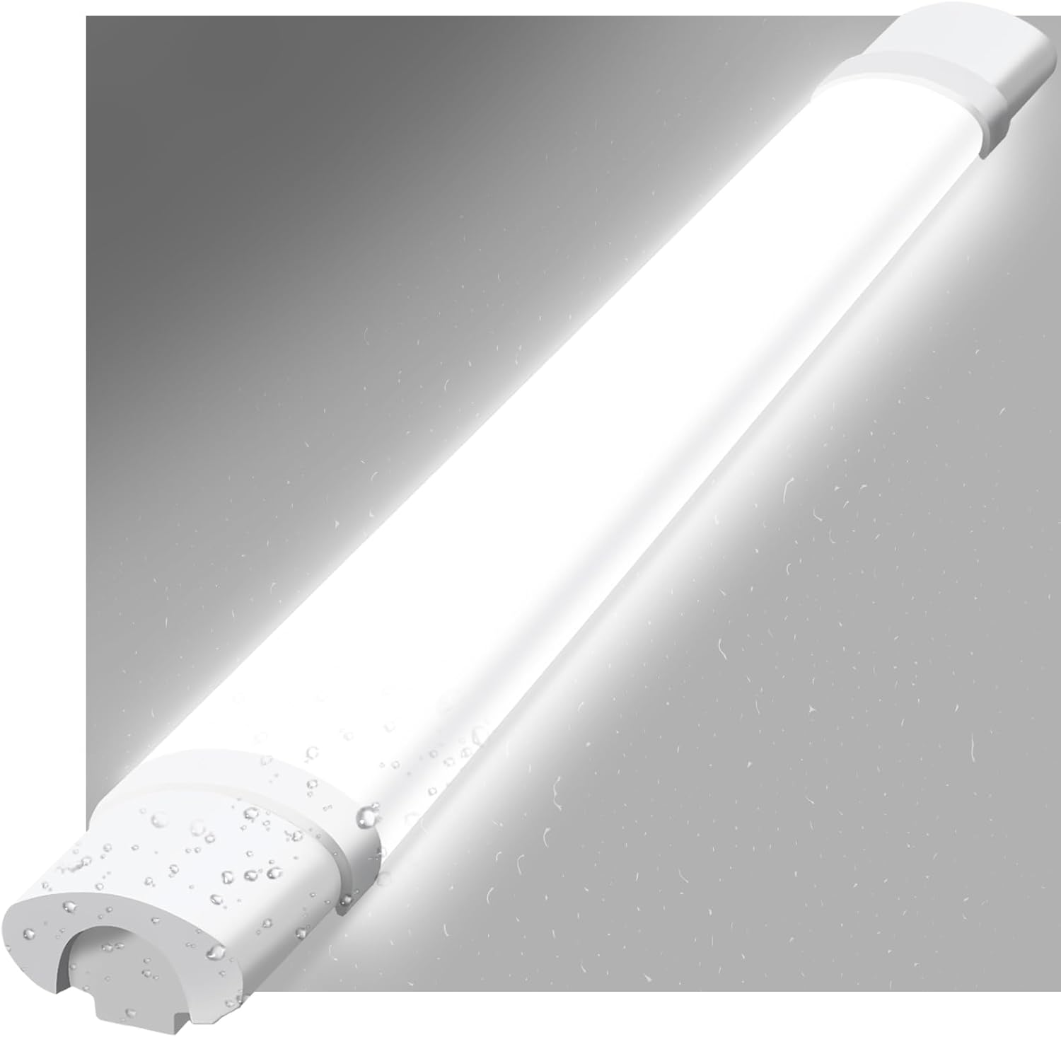 NETTLIFE Luz de techo LED Luz para habitación húmeda 120CM Luz de techo ...