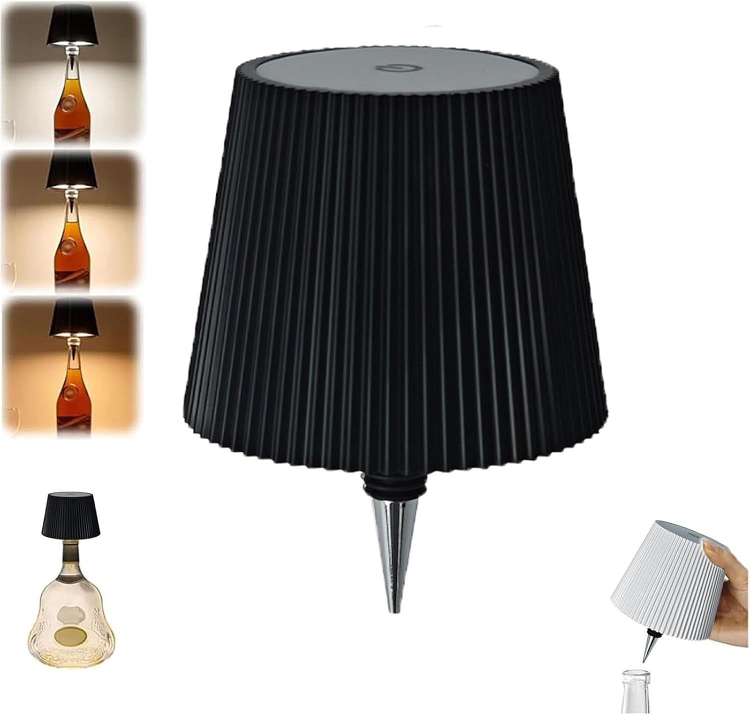 Lampe de Table Rechargeable Sans Fil - Lampe Tactile LED Moderne ...