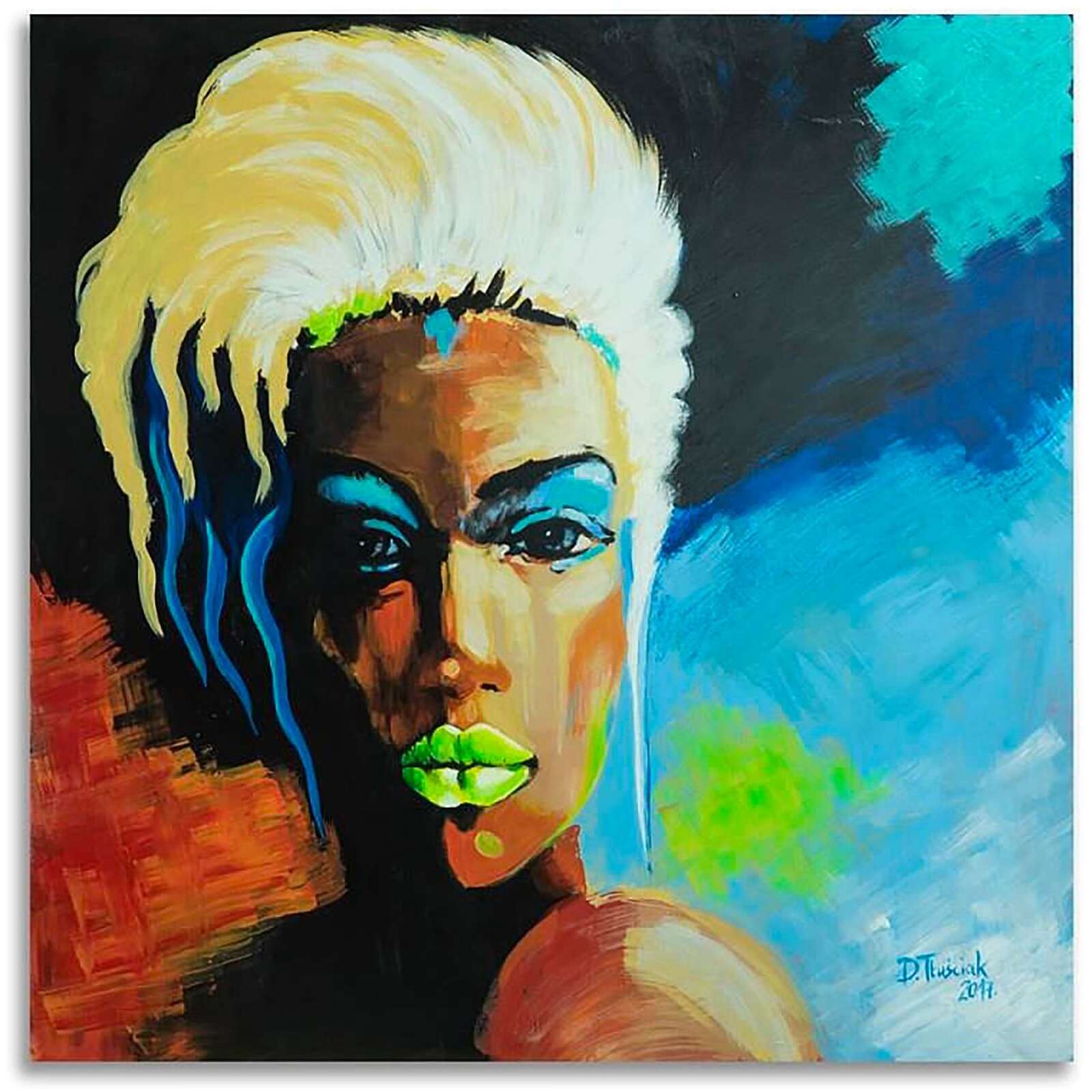 Tableau portrait d'une femme 2 | Leroy Merlin