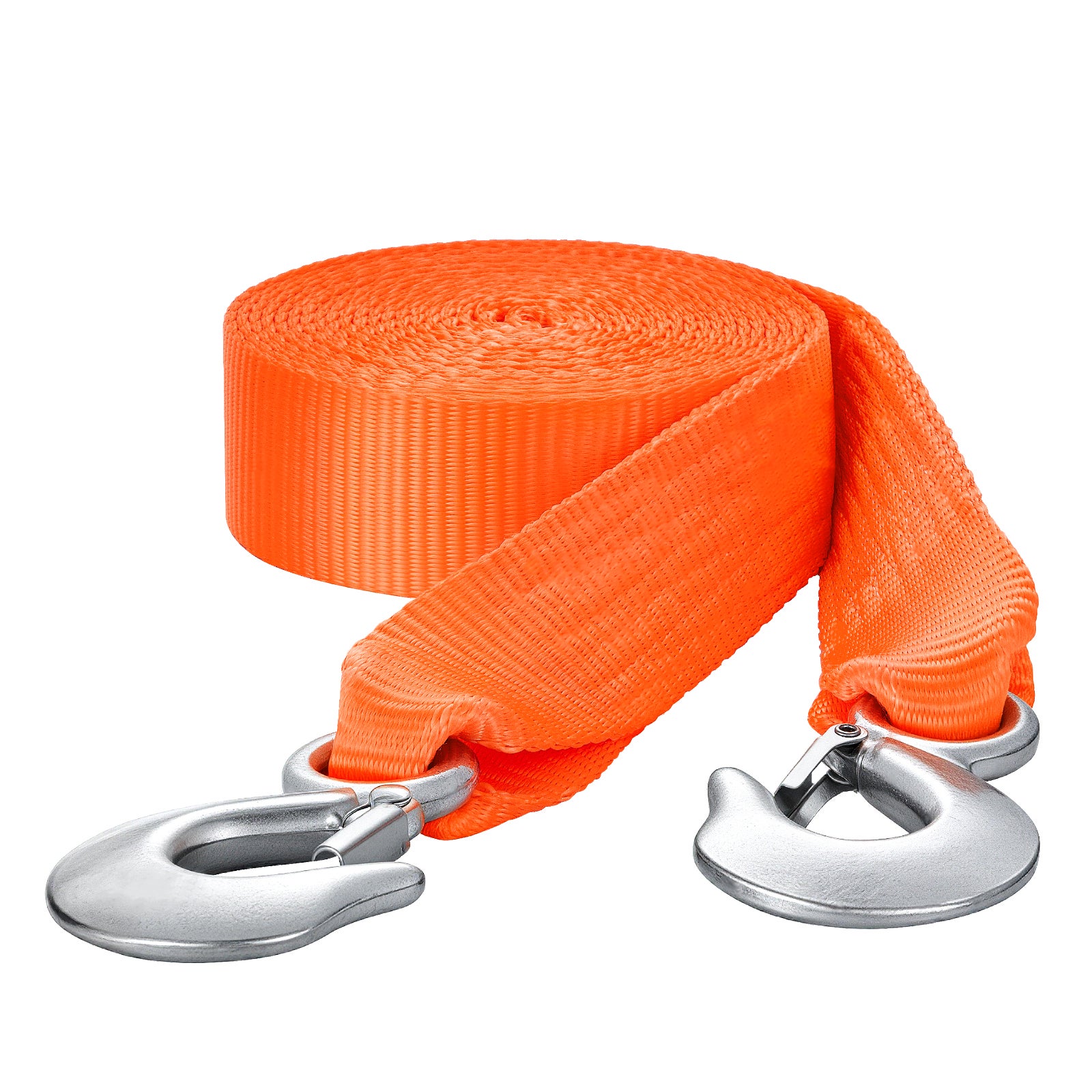 Sangle Remorquage VEVOR 50,8mm x 6,1m,Rupture 7711kg,avec Crochets ...