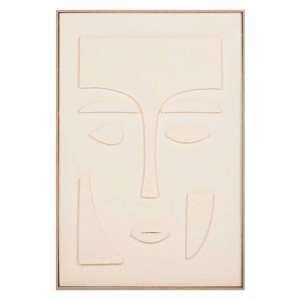 Cuadro Abstracto Con Relieve 80x4x120 Cm | Leroy Merlin