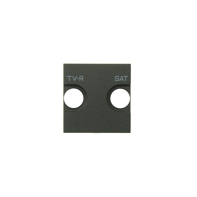 Cache de prise TV - SAT ANTRACITA Niessen Zenit N2250.1 AN | Leroy Merlin