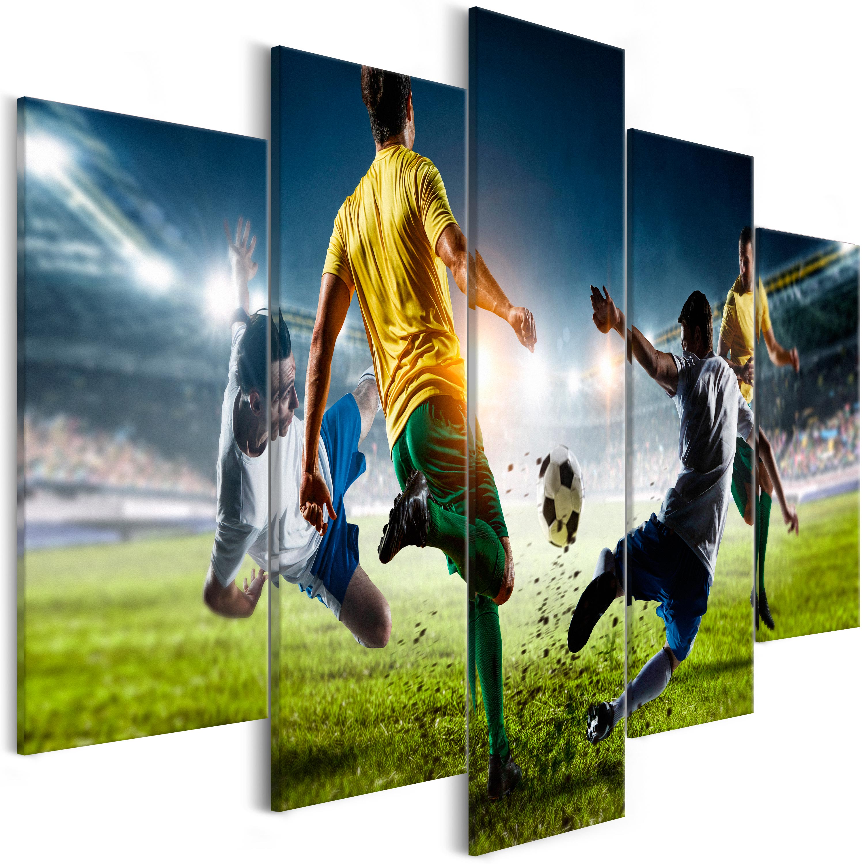 Quadro - Decisive Tackle (5 Parts) Wide - 100x50 | Leroy Merlin