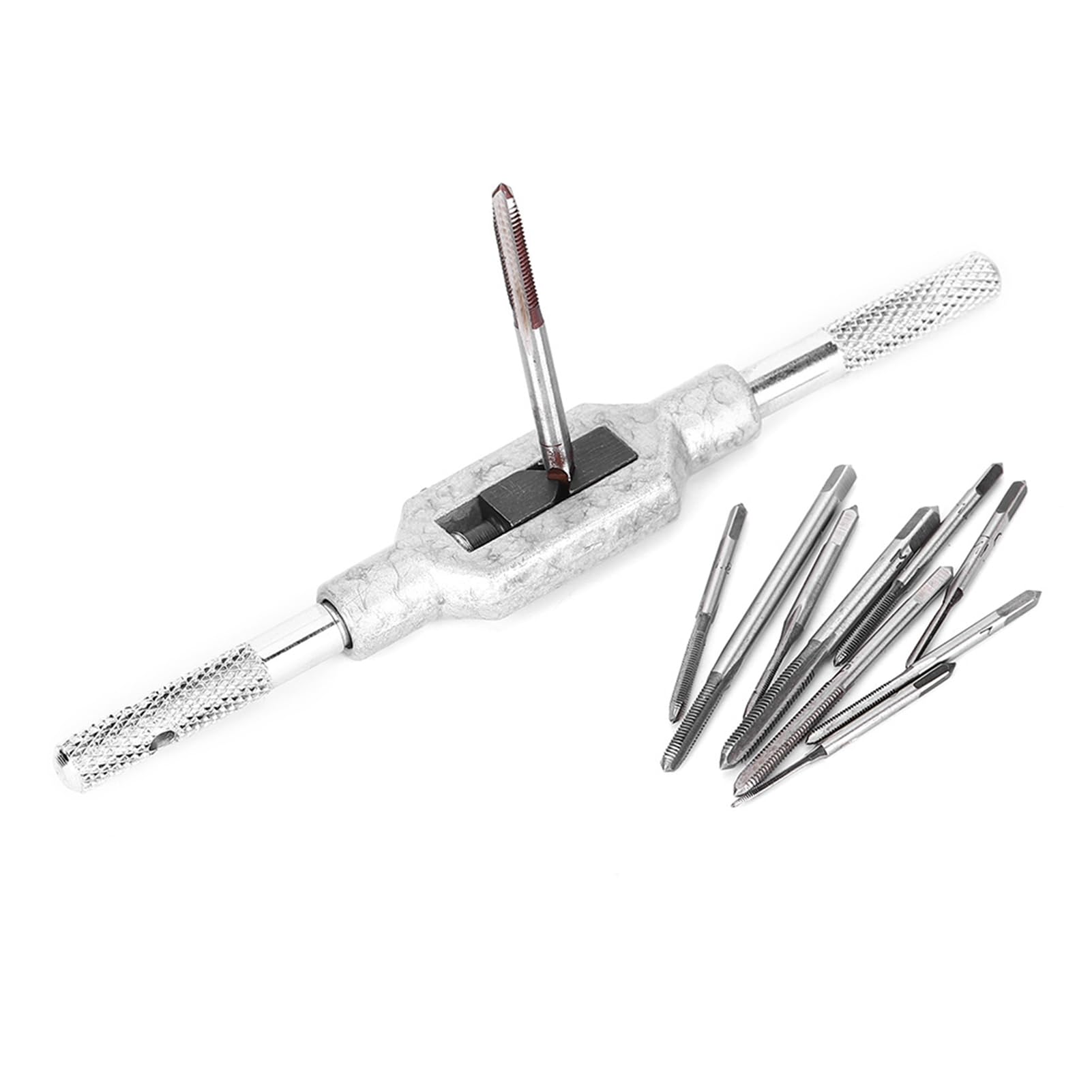 Juego de 11 minimachos para roscar, herramienta para roscar, accesorio para máquina roscadora ...