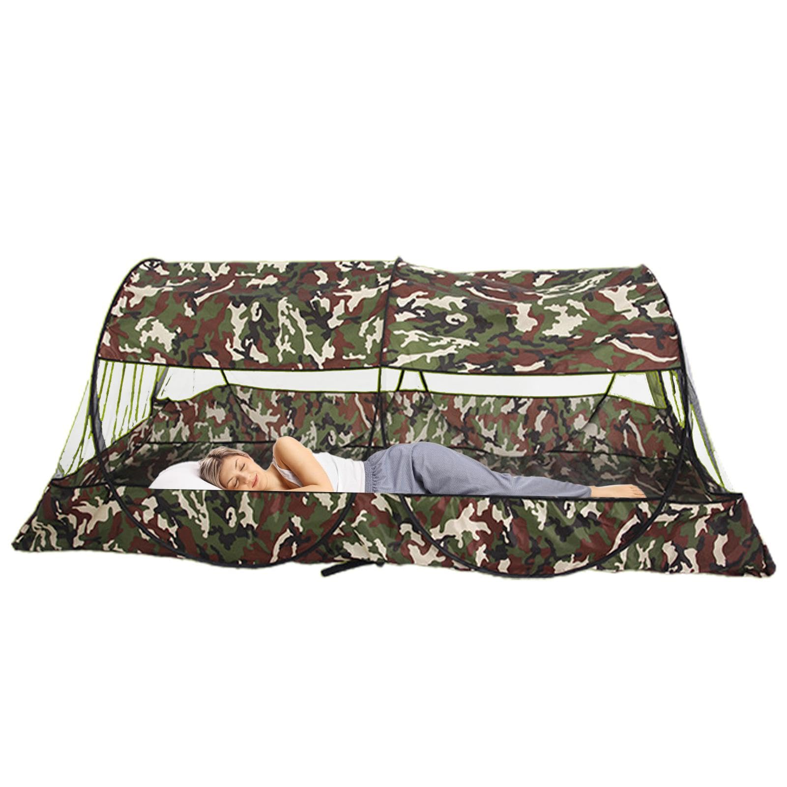 Mosquitera plegable portátil para viaje, mosquitera de malla con ...