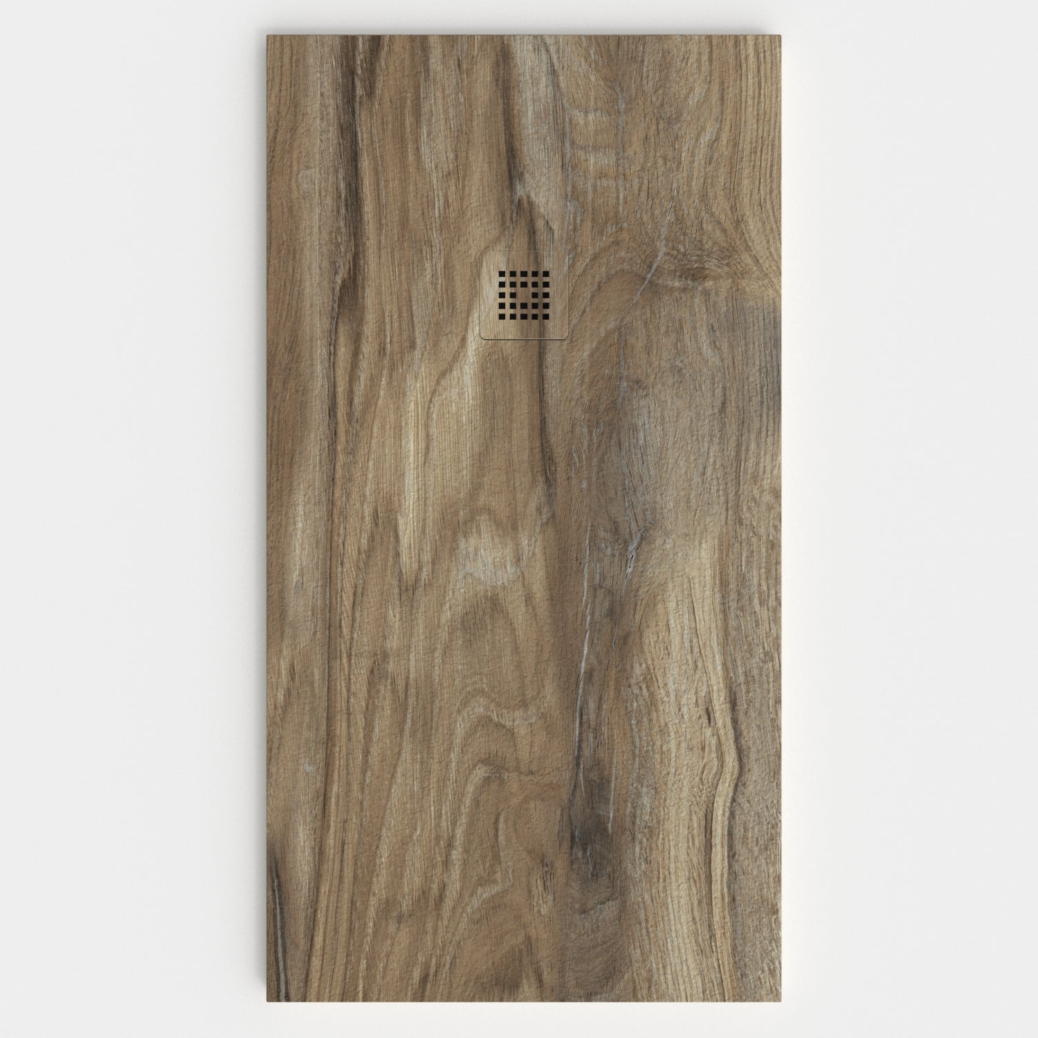 VAROBATH | Plato de ducha 3D 70x100 - Efecto madera NOGALSOMOA | Leroy ...