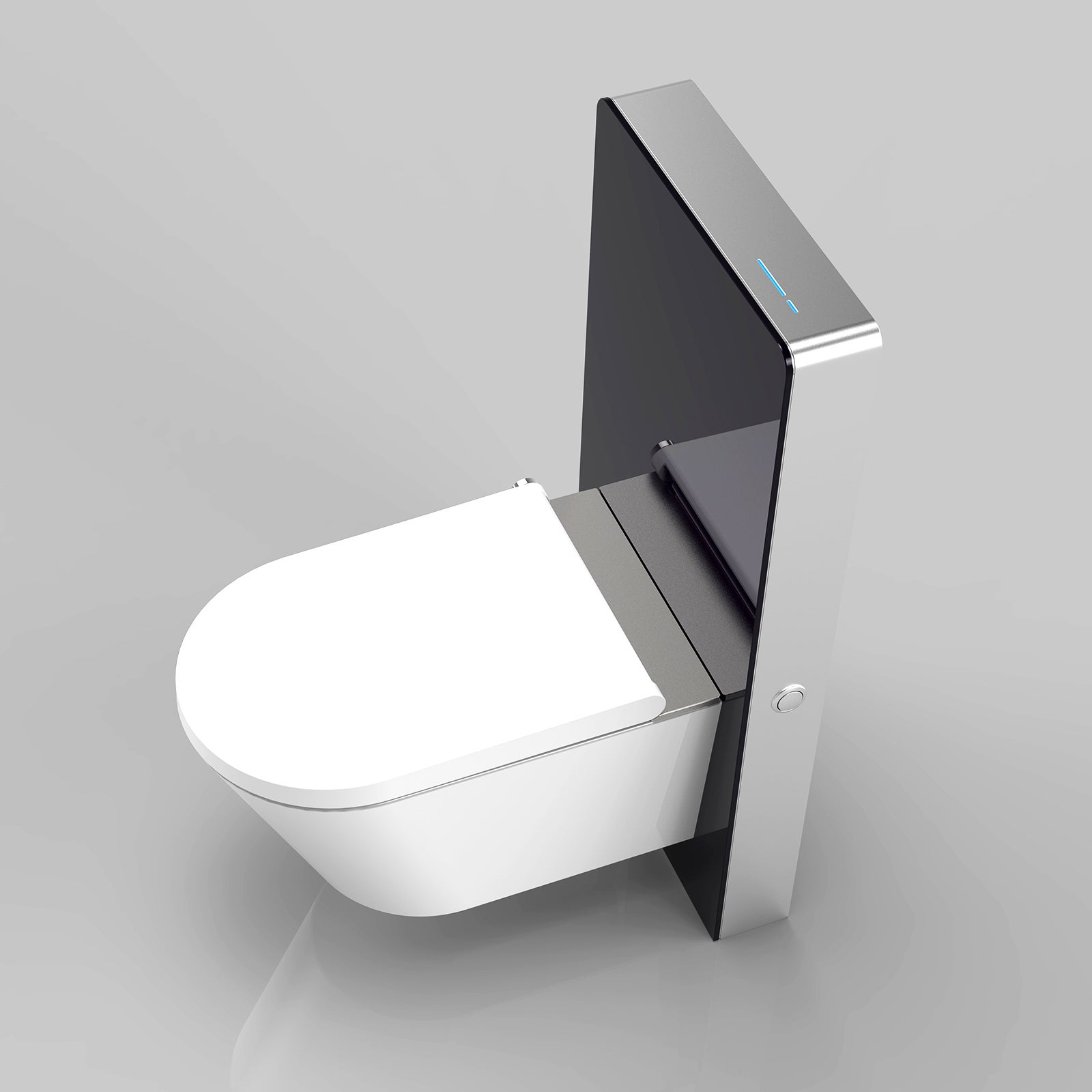 BERNSTEIN - Módulo sanitario 805S para WC suspendido - en vidrio blanco ...