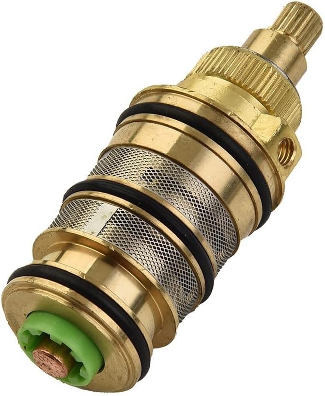 Cartouche Thermostatique pour Bain - Laiton, Poignée Robuste, Contrôle ...