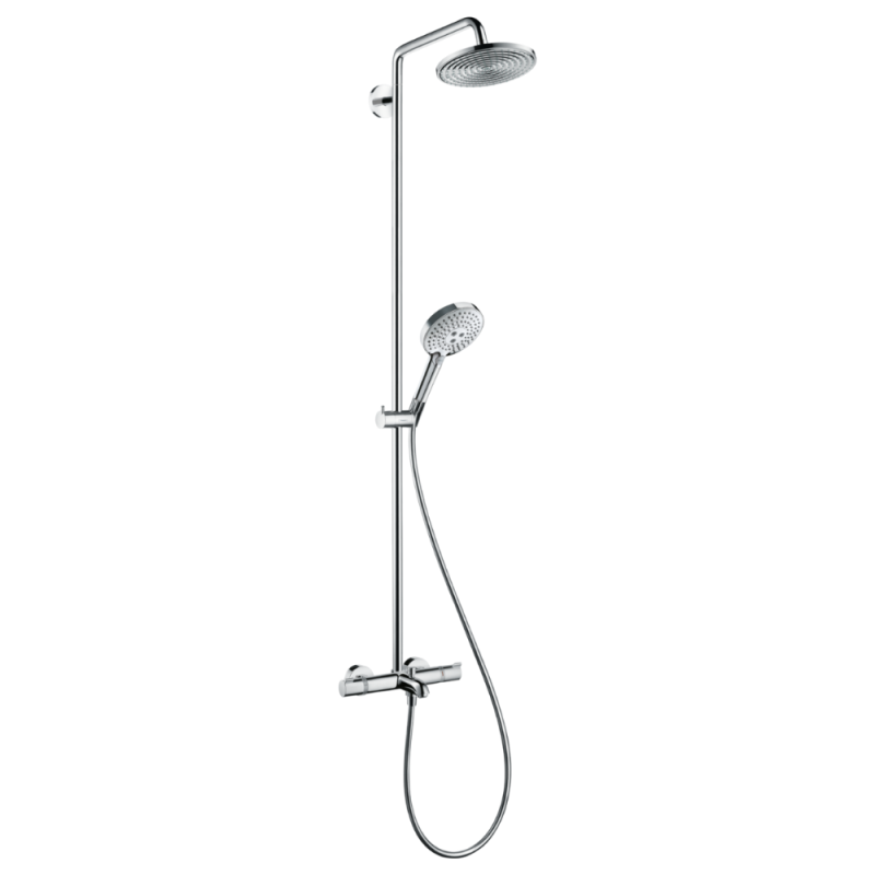 Colonne bain douche thermostatique HANSGROHE Raindance S 240 chromé ...