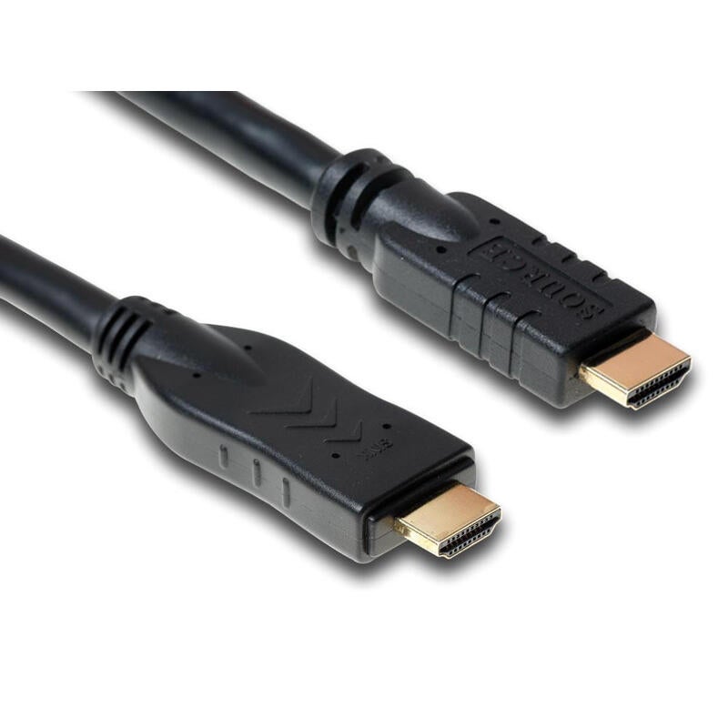 Cable hdmi activo de inline con ethernet macho negro 40m | Leroy Merlin
