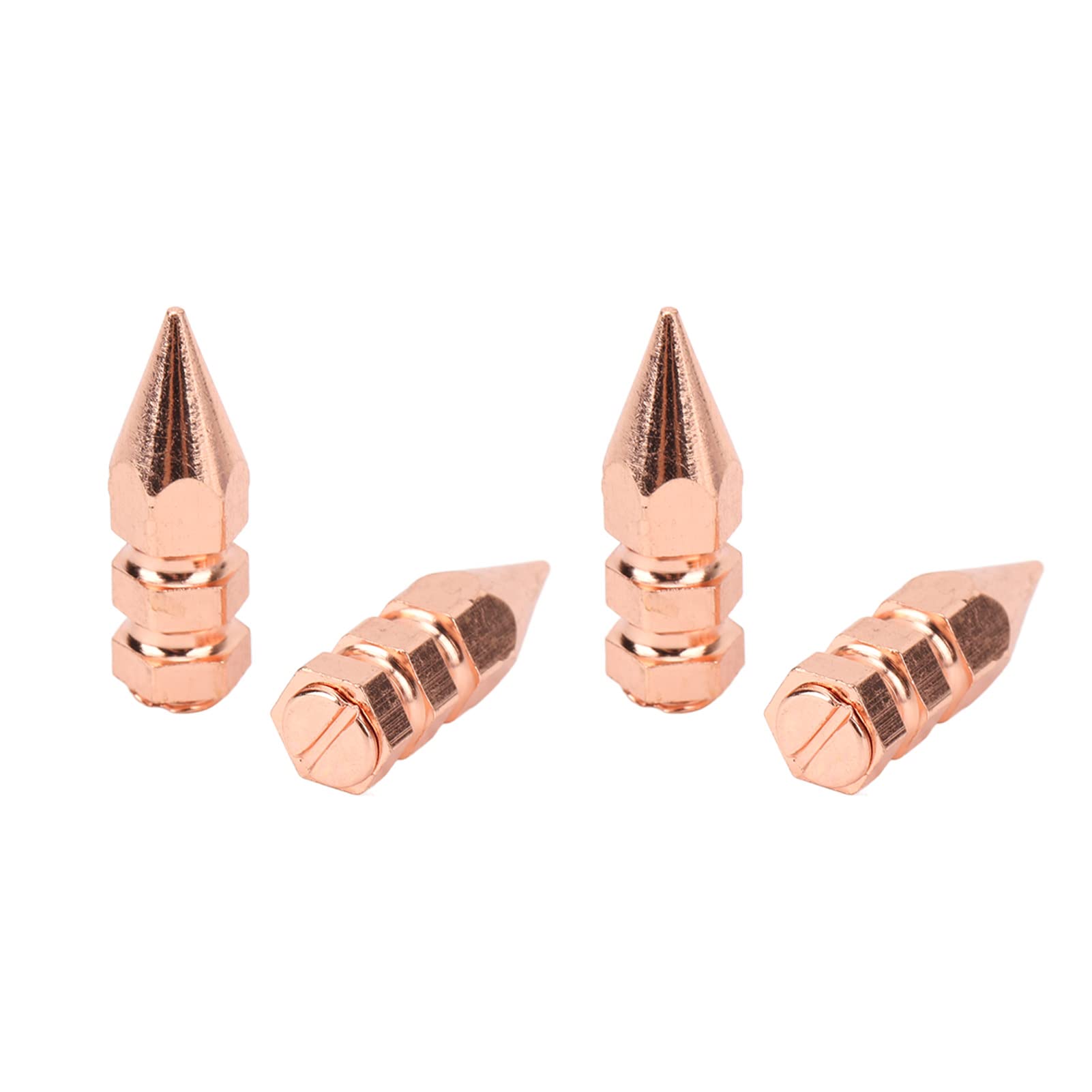 Pointes vêtements or rose, laiton hexagonal, 9x30 mm. | Leroy Merlin
