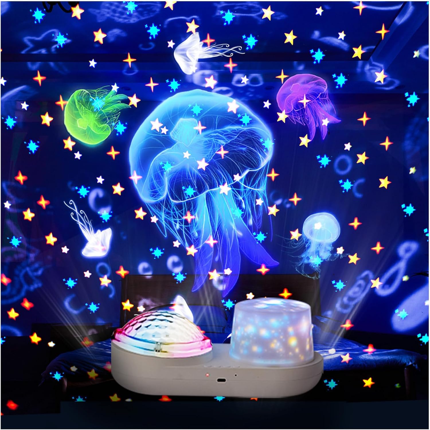 Projecteur Étoile 360° LED pour Enfants – Lampe de Ciel Etoilé pour ...