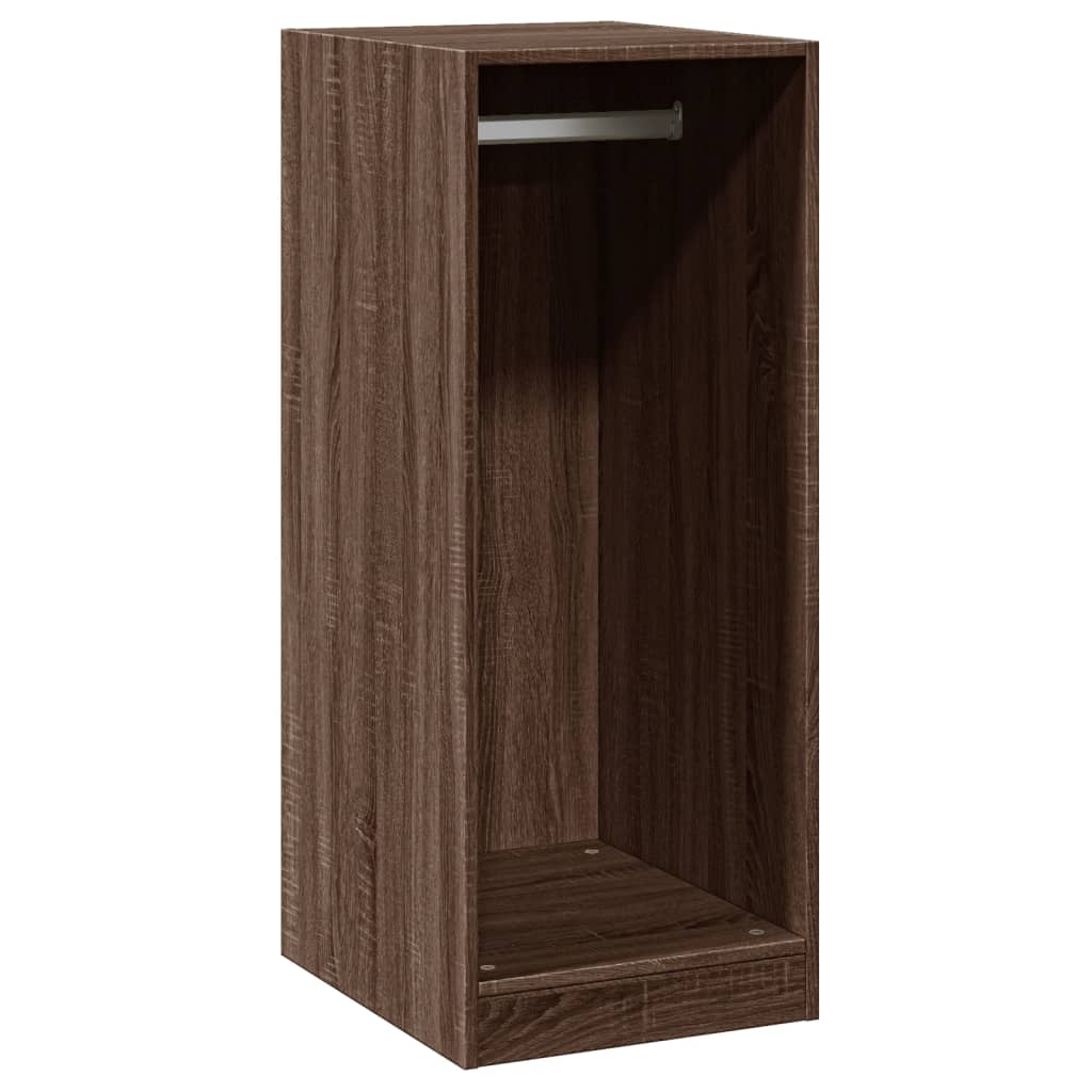 Armario | Guardarropa de madera de ingeniería marrón roble 48x41x102 cm ...