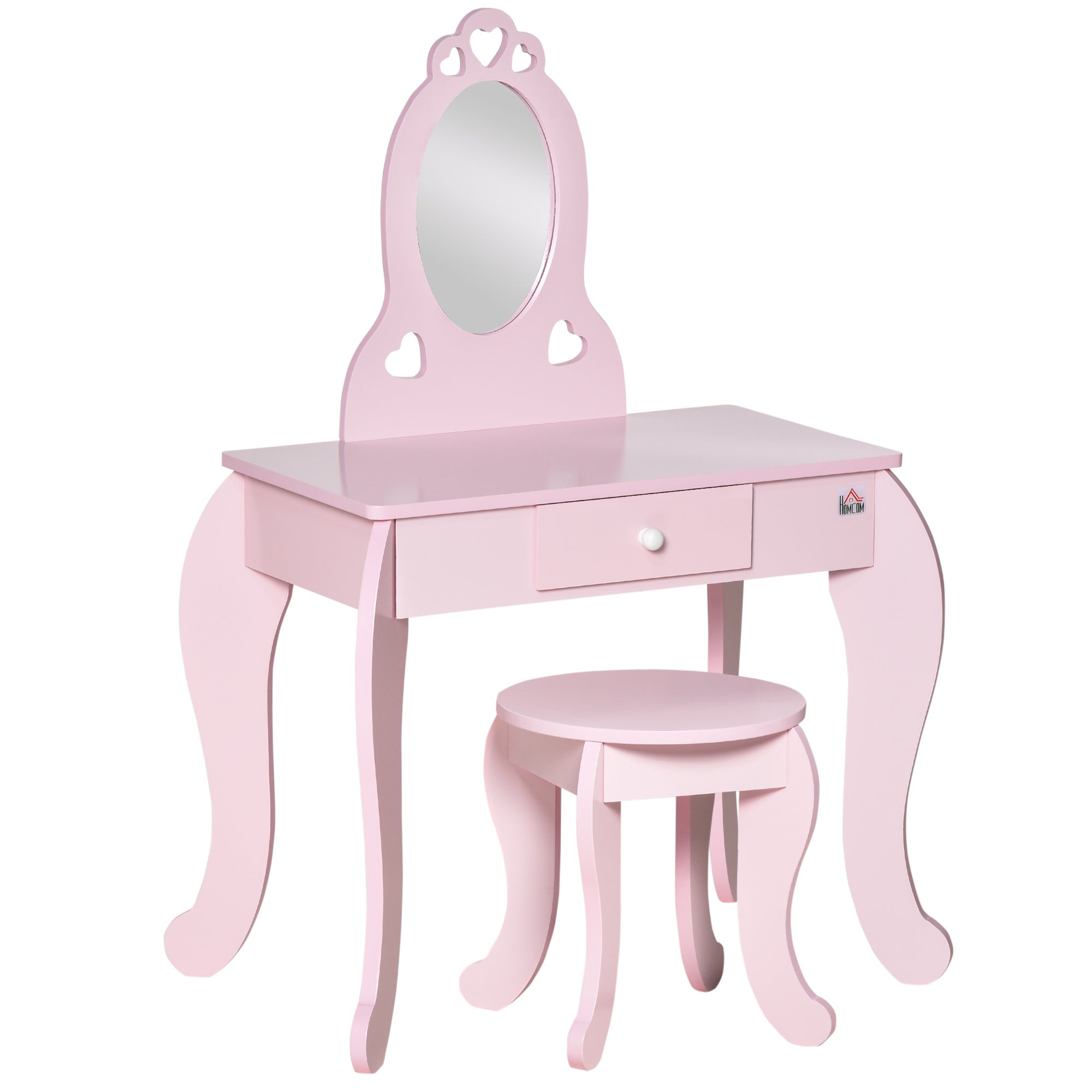 Coiffeuse maquilleuse enfants tabouret bois station maquillage table ...