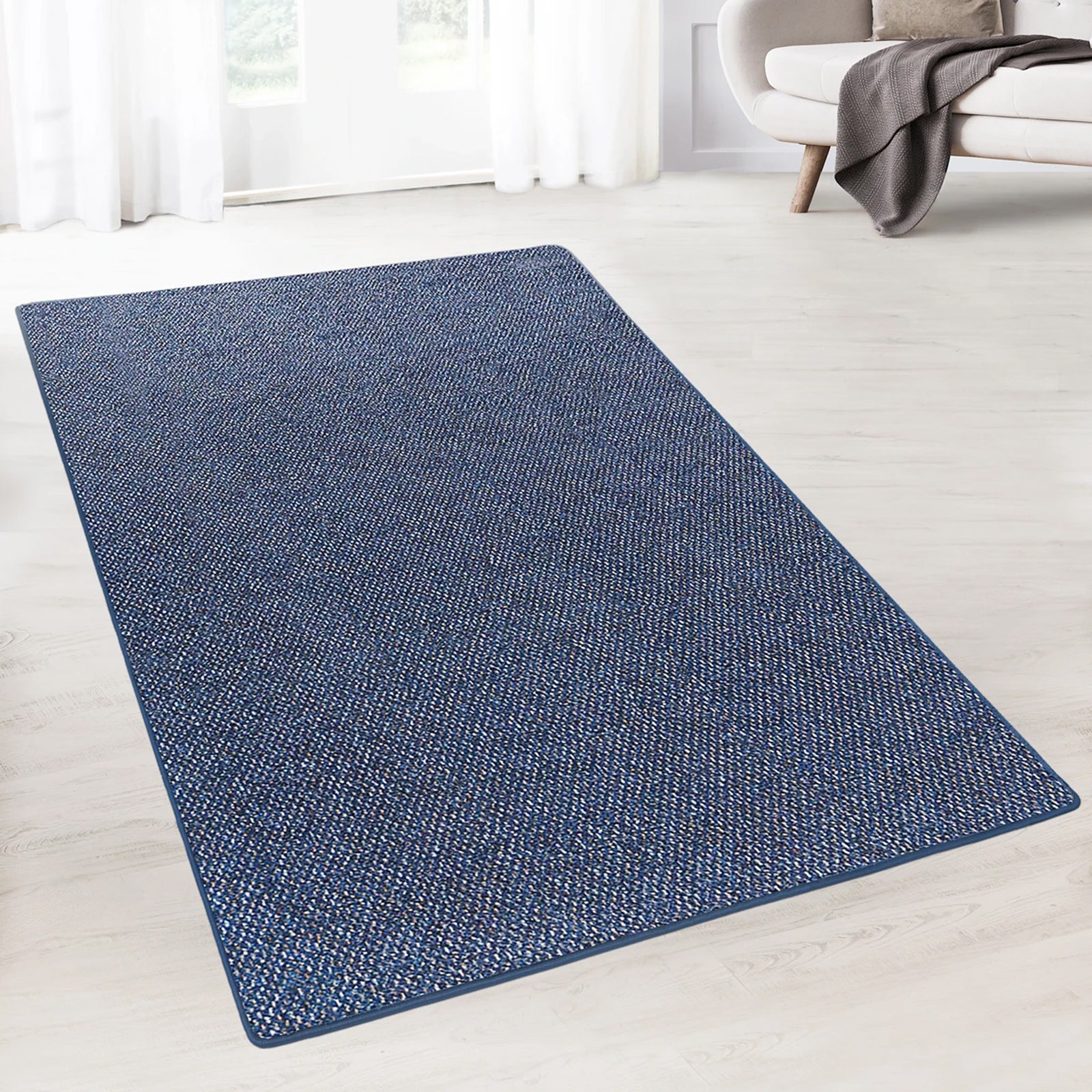 KARAT >Tapis de Salon Ponto Bleu 50 x 150 cm | Leroy Merlin