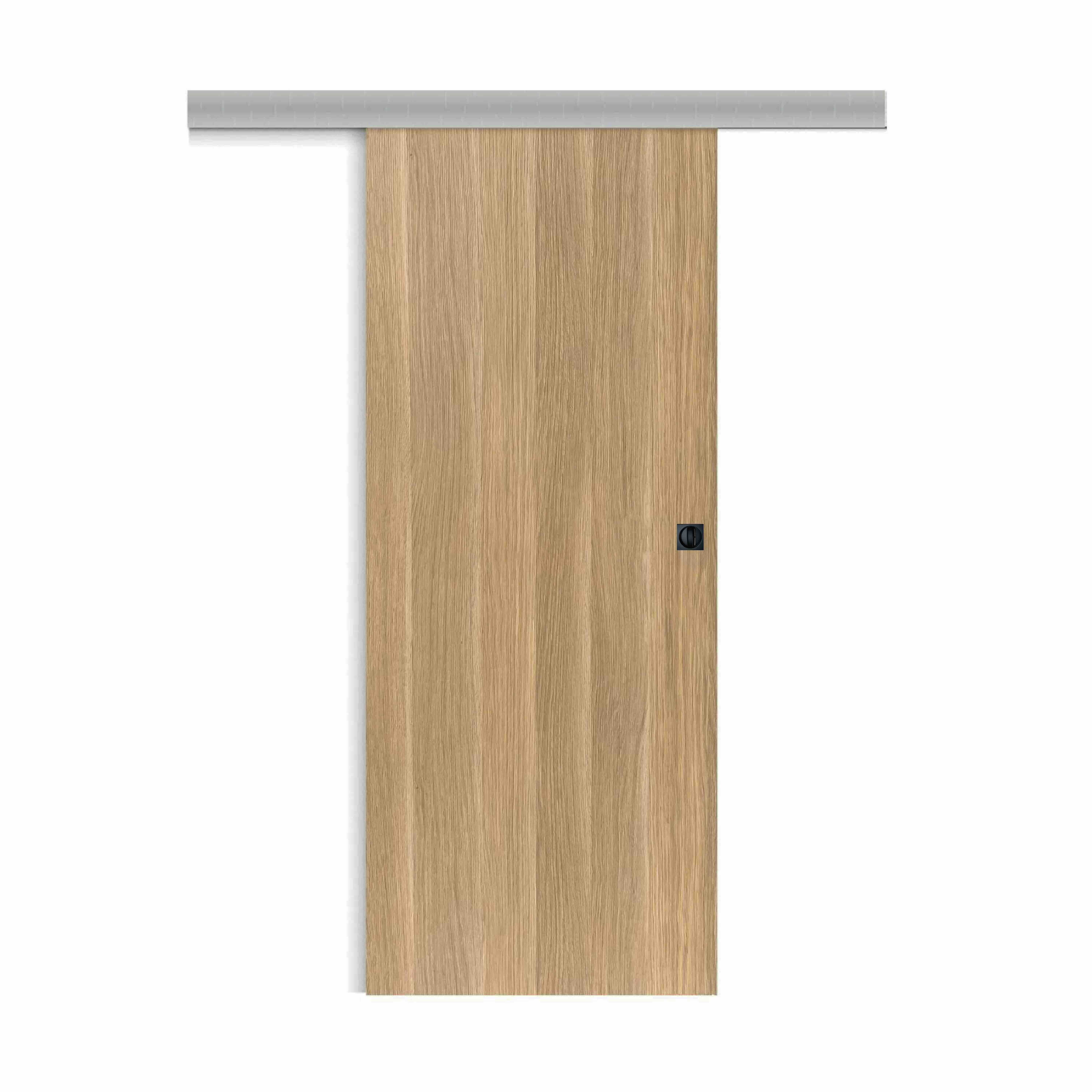 Porte coulissante applique Matild 93 cm avec crochet carré condamnation ...