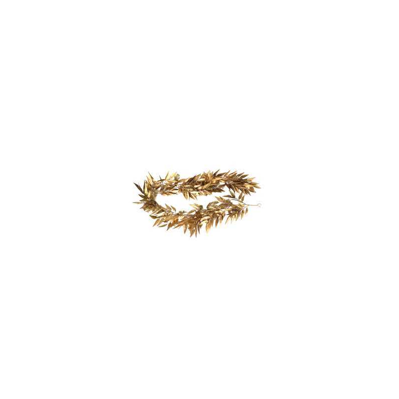 Festone Natalizio, "Eucalipto", Plastica, Gold, 180x20x5cm | Leroy Merlin
