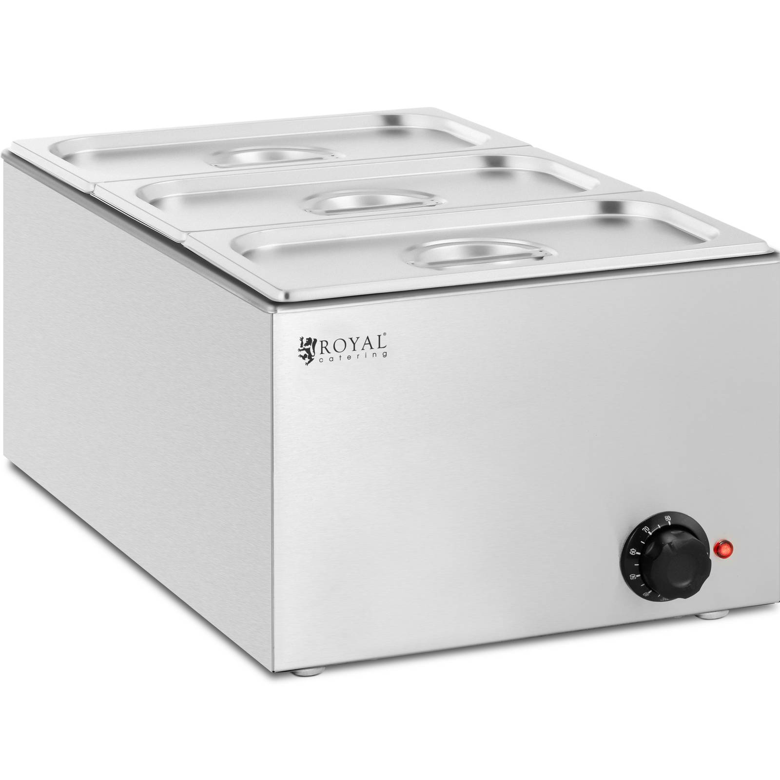 Bain-marie professionnel - Royal Catering - Puissance : 640 W - 3 x GN ...