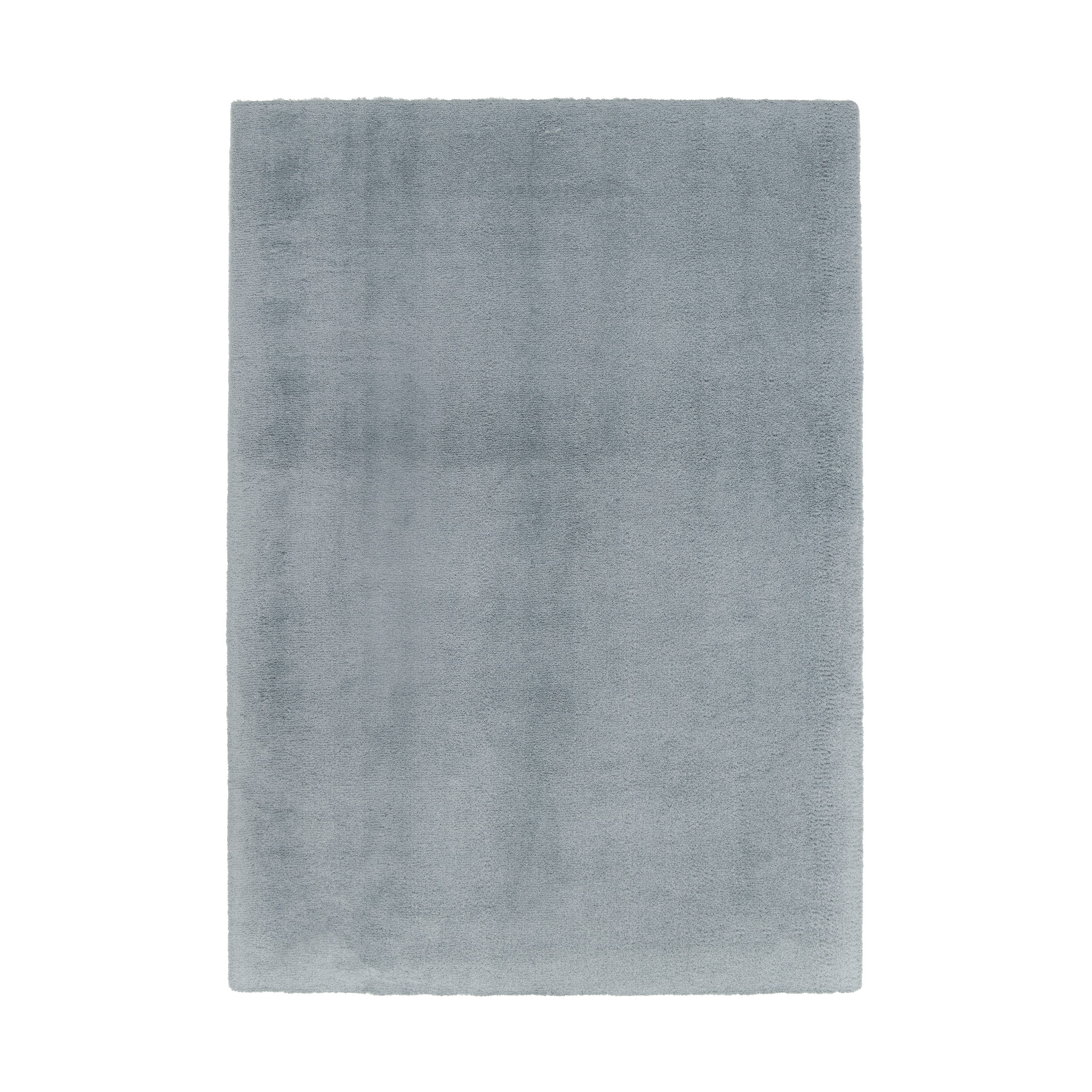 Tapis salon rectangulaire bleu ENZOL - 120 x 170 cm - INSPIRE | Leroy ...