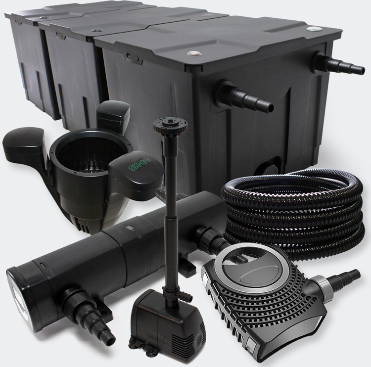 Kit Filtration Bassin 90000l 36w Uvc Neo10000 80w Pompe Fontaine ...