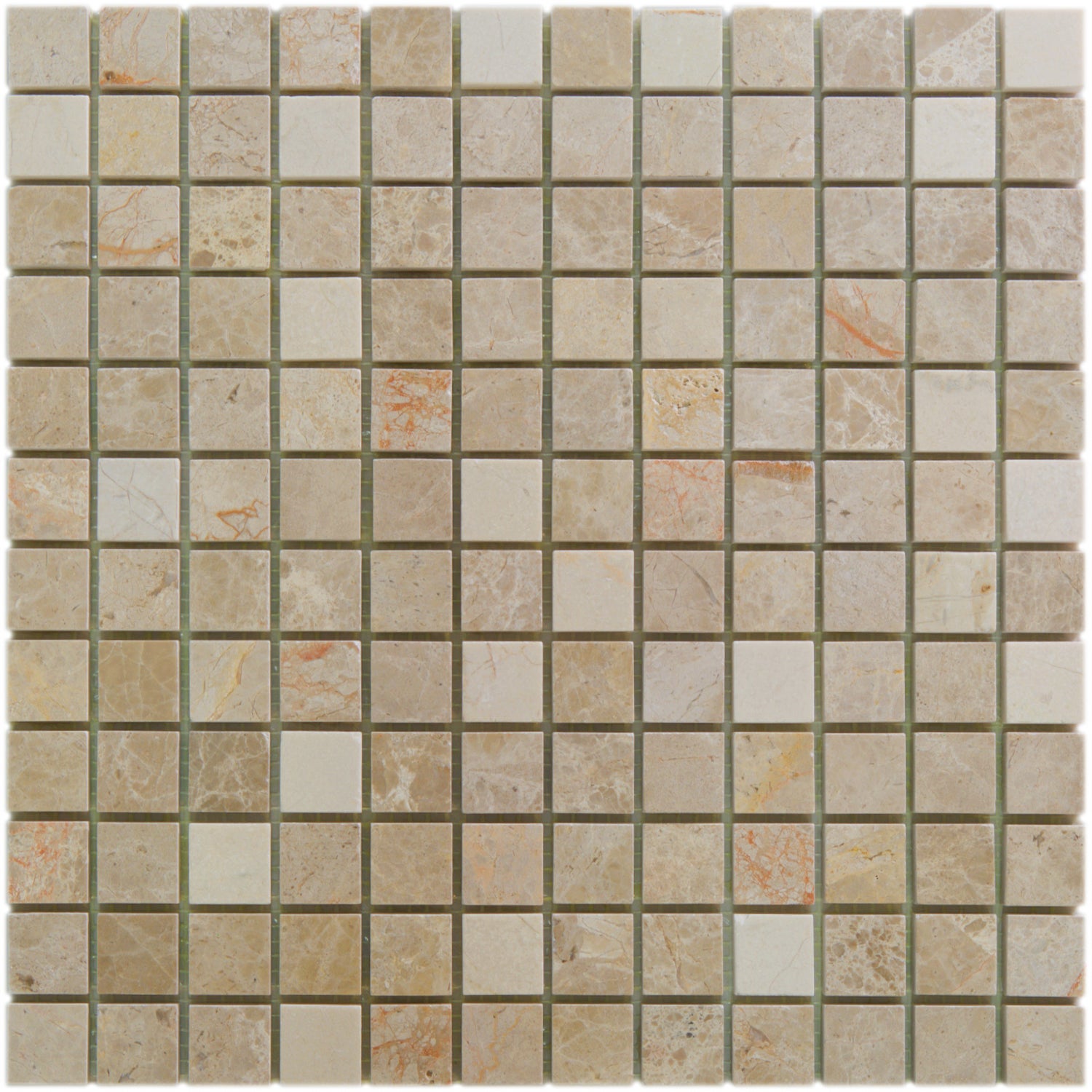 Multipack de 33 feuilles de mosaïque sur maille de pierre beige, grands ...